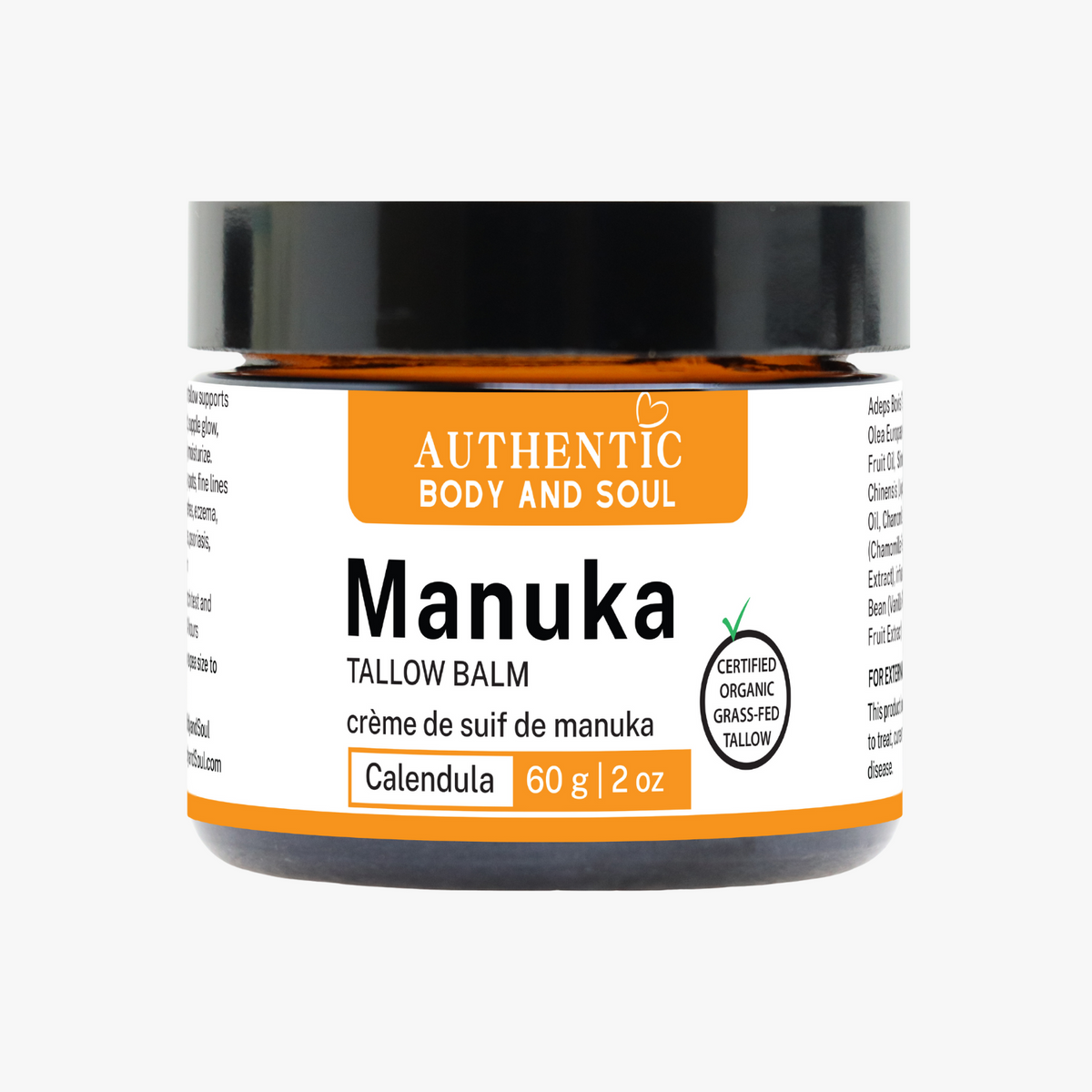 Certified Tallow Manuka Skin Cream - Authentic Body and Soul– Organic ...